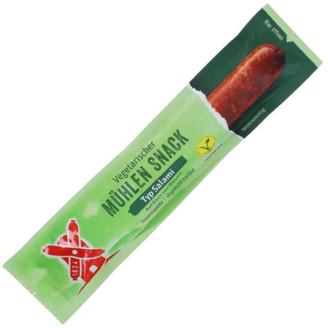 Rügenwalder Mühle Vegetarischer Mühlen Snack Typ Salami 20g Online