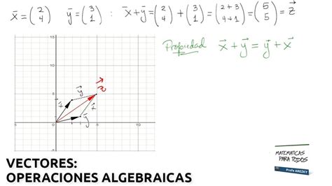 Vectores Suma Resta Y Multiplicación Por Un Escalar Youtube