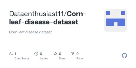 Github Dataenthusiast11 Corn Leaf Disease Dataset Corn Leaf Disease