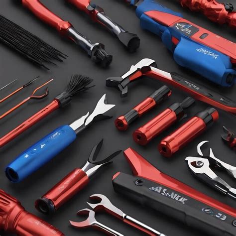Premium Photo Star Spline 6 Hex Tool Set