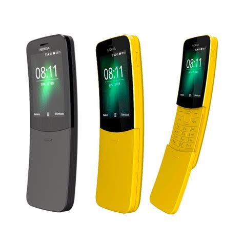 ปลดล็อกแล้ว Nokia 8110 4G 2MP กล้อง 2.4 นิ้ว LTE ซิมคู่ แกนคู่ Wi-Fi ...