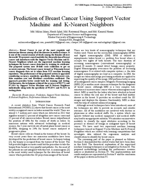 1524627193prediction Of Breast Cancer Using Support Vector And Machine