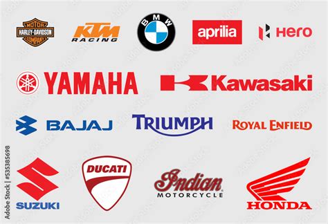 Best Motorcycle Brand Logos Harley Davidson Honda Yamaha Suzuki