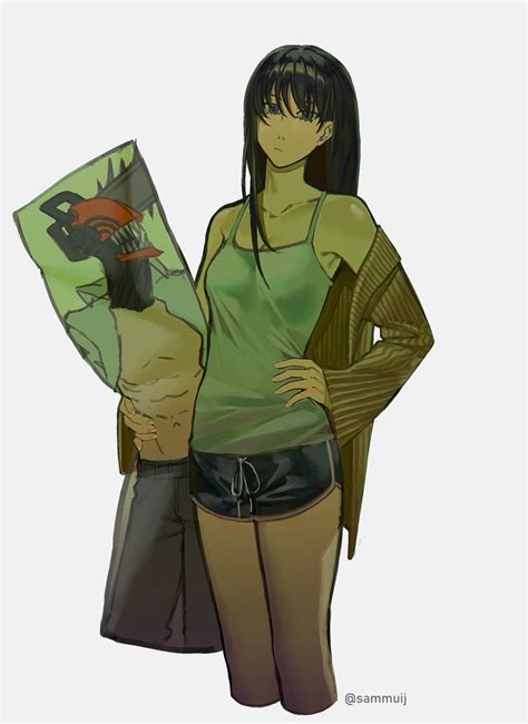 Denji And Mitaka Asa Chainsaw Man Drawn By Sammuij Danbooru