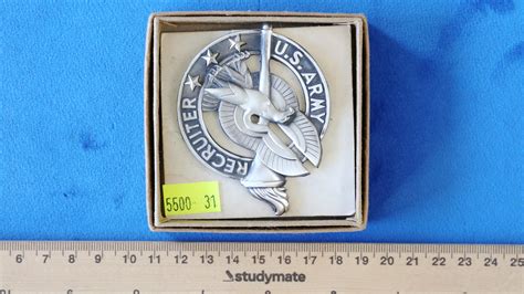 Lot Usa Army Recruitment Badge