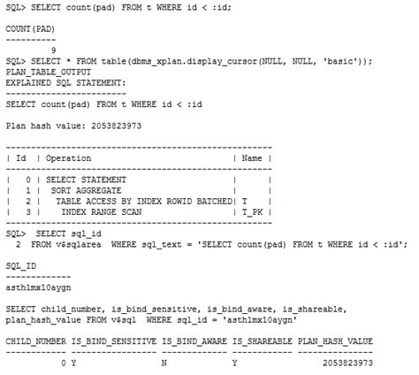 Adaptive Cursor Sharing Oracle And Other Database Technologies