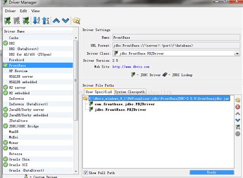 Dbvisualizer 添加数据库jdbc驱动dbvisualizer修改驱动包 Csdn博客