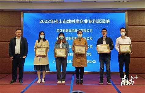 四榜齐发！200家企业上榜2022年佛山市专利富豪榜服务广东榜单