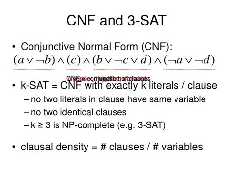 Ppt Fitting A Function To The Difficulty Of Boolean Formulas