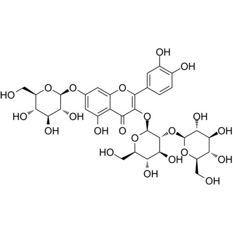 Quercetin 3 O Sophoroside 7 O Glucoside Quercetin 3 Sophoroside 7