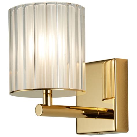 Flute Wall Light Xl In Polished Gold With Frosted Glass Diffuser Ul Listed For Sale At 1stdibs