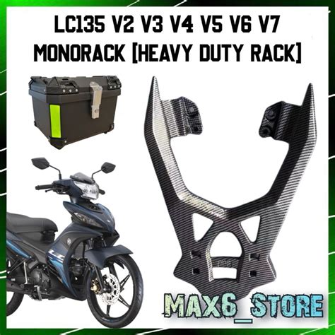 Yamaha Lc135 V2 V3 V4 V5 V6 V7 Monorack Heavy Duty Rack Kaki Monorack