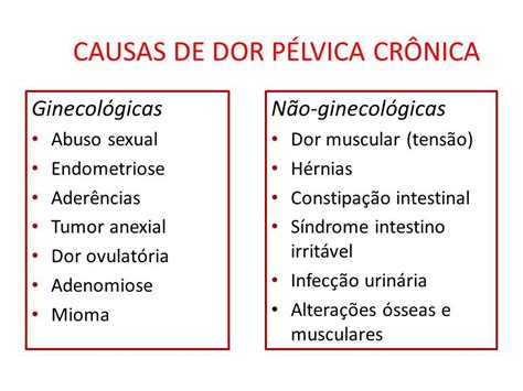 Atenção Nem Toda Dor Pélvica é Endometriose Outras Causas De Dor