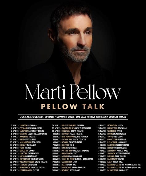 Marti Pellow Pellow Talk 19 May 2023 Grand Pavilion Porthcawl