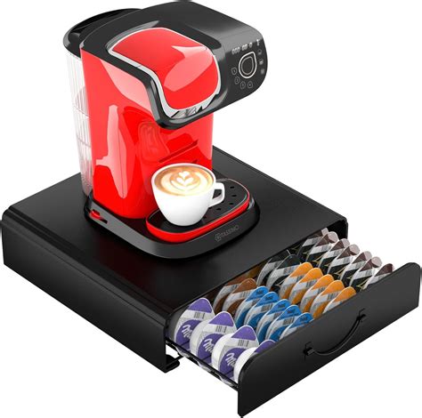 Hfhome Coffee Capsule Drawer Compatible For Tassimo Max Capacity 64
