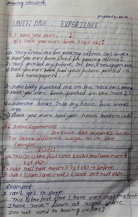 Class English Note Neb Grade Important Questions Answer English Exam Sanjal