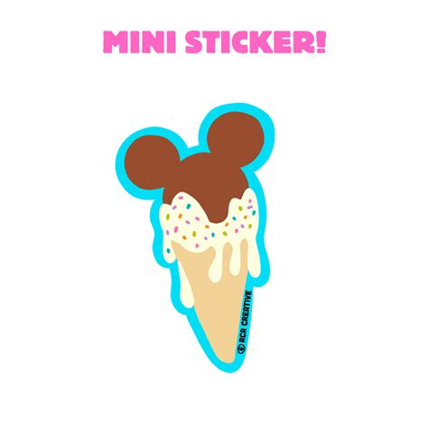 Magical Ice Cream Mini Sticker Rcr Creative
