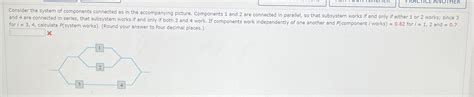 Solved Consider The System Of Components Connected As In The Chegg Com