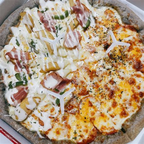 피자 배달 맛집 ㅣ 프레드 피자 추천 메뉴 화이트 포테이토 페퍼로니 반반피자 네이버 블로그