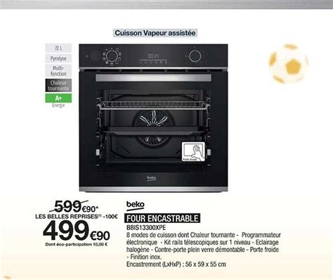 Promo Four Encastrable Beko Chez Proxi Confort ICatalogue Fr