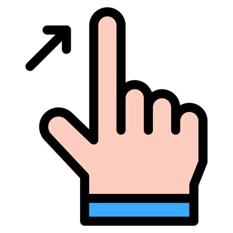 Swipe Up Generic Color Lineal Color Icon