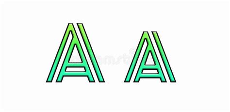 Oskar Inline Gradient Sans Serif Alphabet Letters Calligraphy Letter