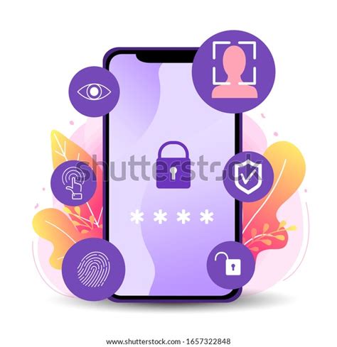 Biometrical Identification Facial Recognition System Concept Stock Vector Royalty Free