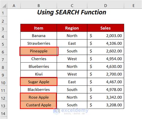 Conditional Formatting For Partial Text Match In Excel 9 Examples