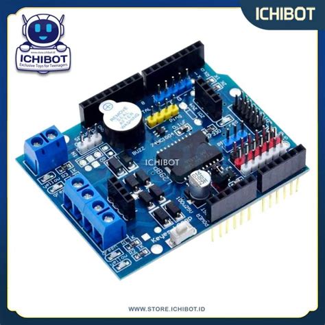 L298p Motor Shield Stepper Dc Driver Module Expansion Board Uno R3 L298 Shopee Malaysia