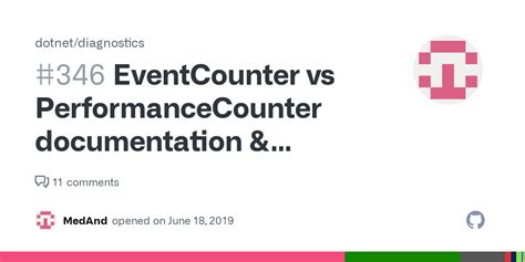 Eventcounter Vs Performancecounter Documentation Guidance Issue