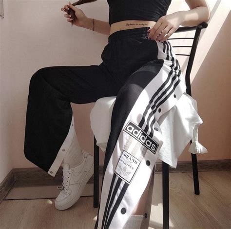 Адидас adidas adibreak штаны на кнопках клёш адидас с биркой адибрейк ...