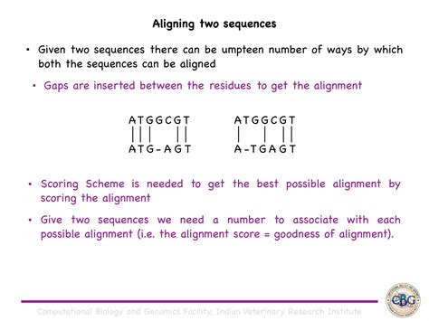 Sequence Alignment Ppt