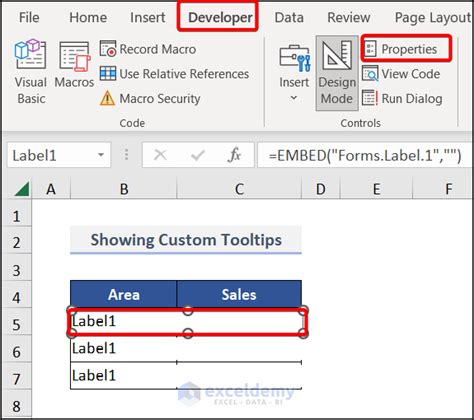 How To Create A Tooltip In An Excel Chart Easy Steps