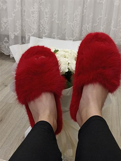 Пухнасті тапочки — ціна 395 грн у каталозі Шльопанці Купити жіночі речі за доступною ціною на