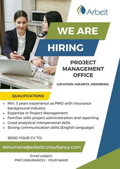 Sarah Khumaira On Linkedin Calling All Project Management Officer 📢 We Are Hiring For Pmo