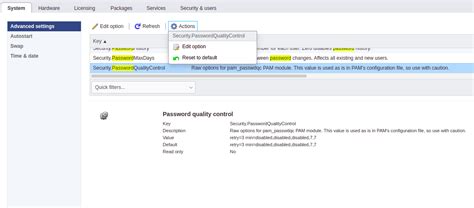 how to disable password complexity in vcenter step by step