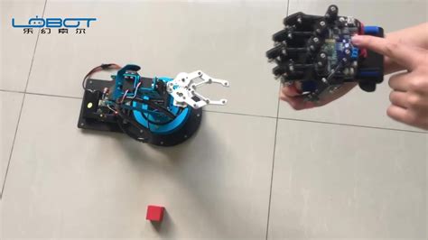 Lewansoul New Product Robotic Arm Arduino Control Wearable Mechanical Glove With Bluetooth