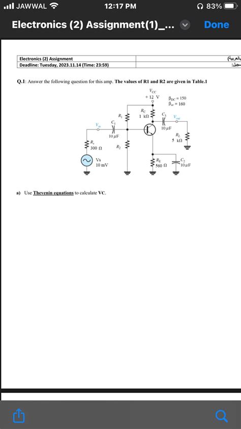 solved q 1 answer the following question for this amp the