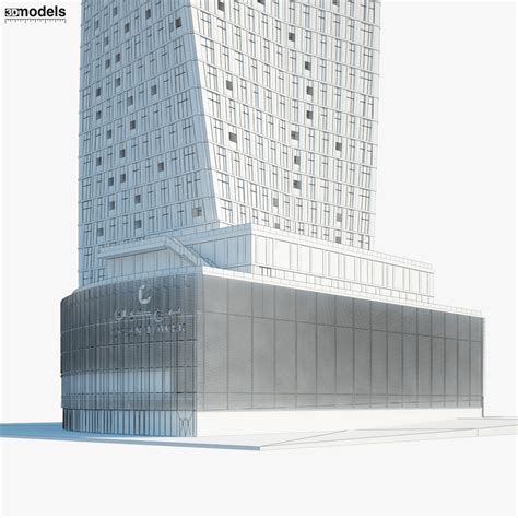 Cayan Tower 3d Model Download Buildings On