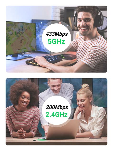 UGREEN AC Ac Dual Band Wireless USB Adapter Ocean Tech