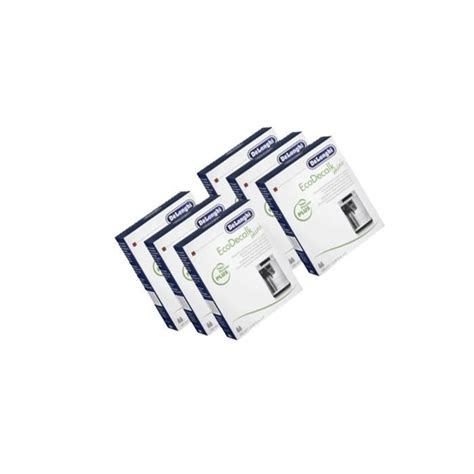 Lot de 6 mini détartrants EcoDecalk Cafetière Expresso DELONGHI