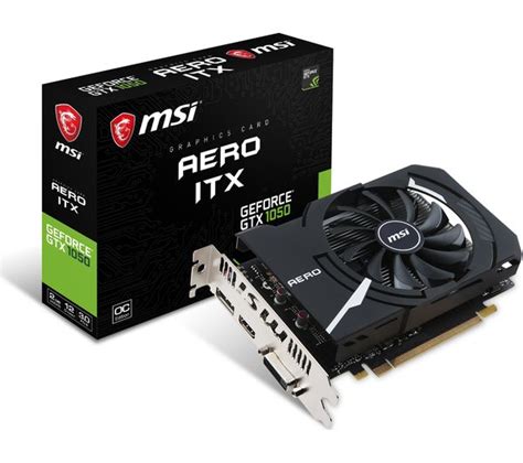 MSI GeForce GTX 1050 2 GB AERO ITX OC Graphics Card Deals | PC World