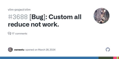 Bug Custom All Reduce Not Work Issue Vllm Project Vllm