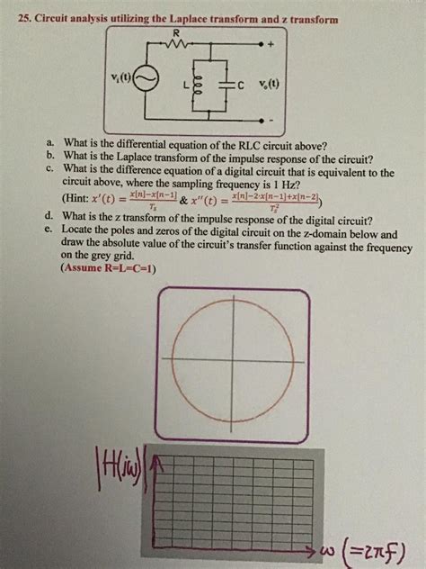 Solved 25 Circuit Analysis Utilizing The Laplace Transform