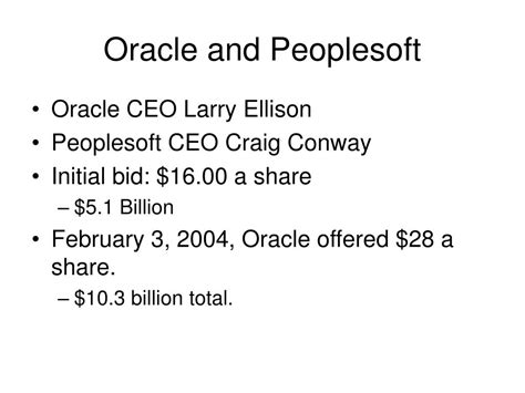 PPT Oracle Vs Peoplesoft PowerPoint Presentation Free Download ID