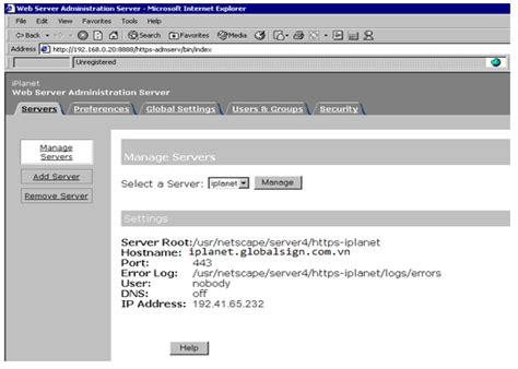 Bluebits H Ng D N T O Csr Cho Oracle Iplanet Web Server