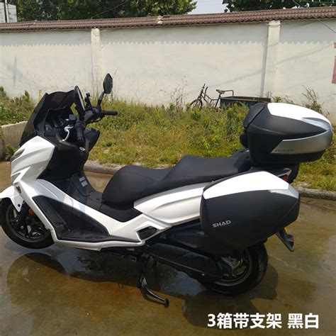 适用光阳踏板摩托车赛艇250边箱侧箱尾箱300后备箱sh23夏德sh36
