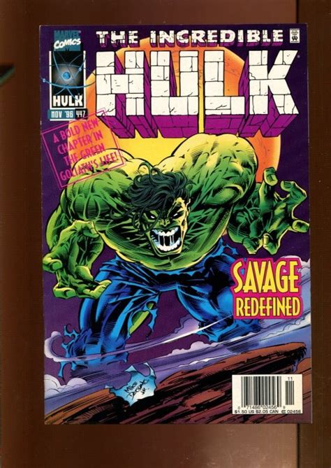 Incredible Hulk 447 Mike Deodato Jr Cover Art Newsstand Edition