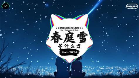 春庭雪 抖音dj版 等什么君『庭中梨花谢又一年 立清宵 月华洒空阶，梦里笙箫奏旧乐 梦醒泪染胭脂面。』♪ 抖音最火歌曲音 抖