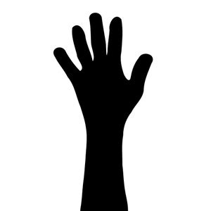 Silhouette De La Main Gauche PNG Transparents StickPNG
